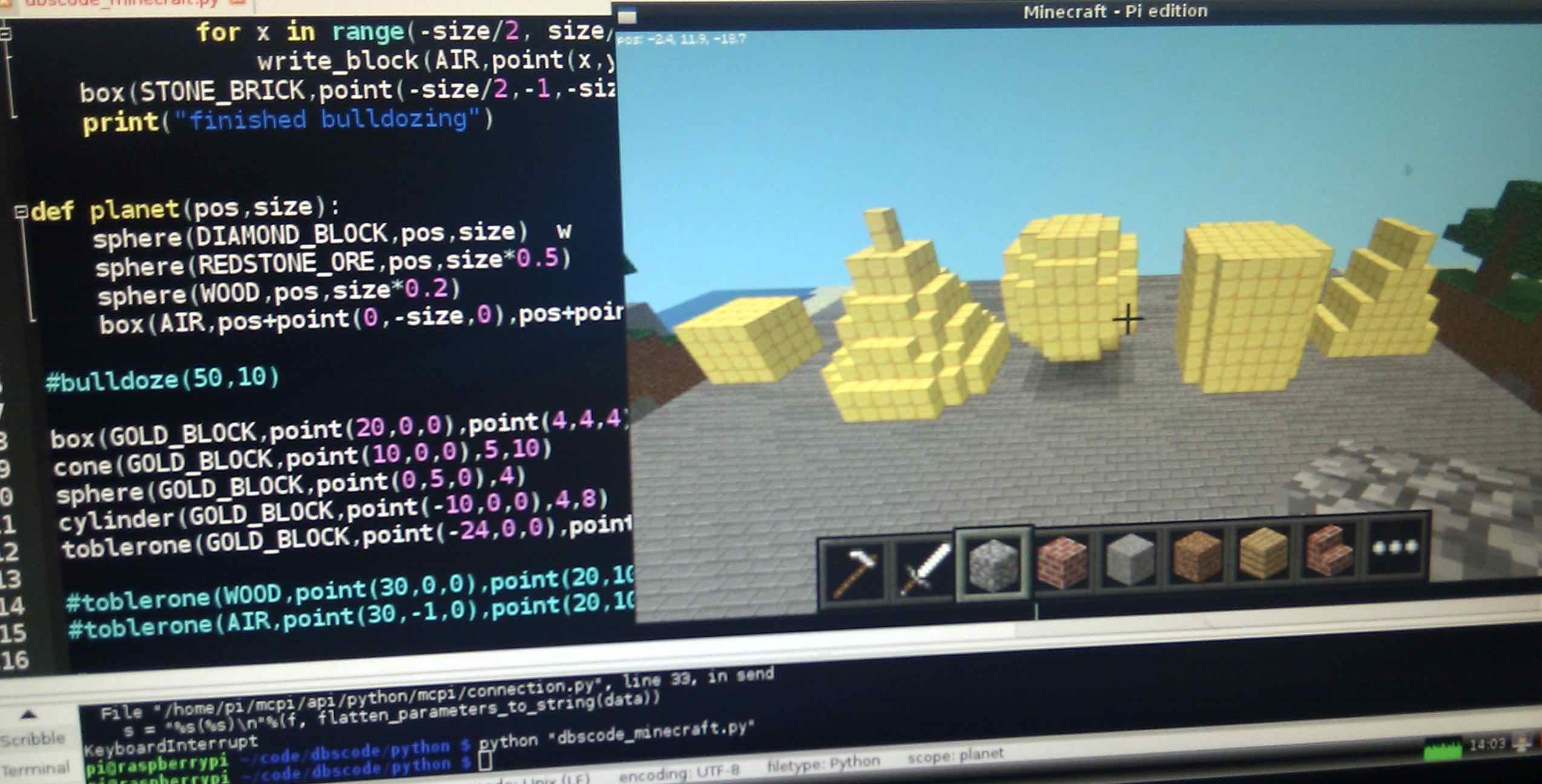 Python Programming with Minecraft | Coding Minds Academy